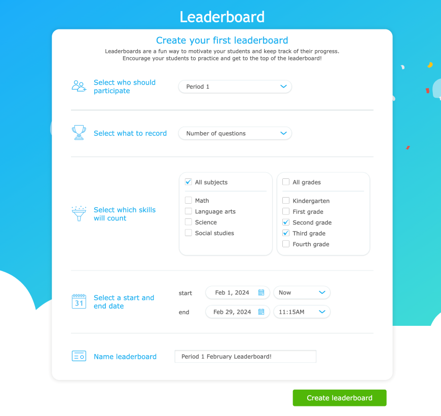 IXL - Can I create a competition for my students on IXL?