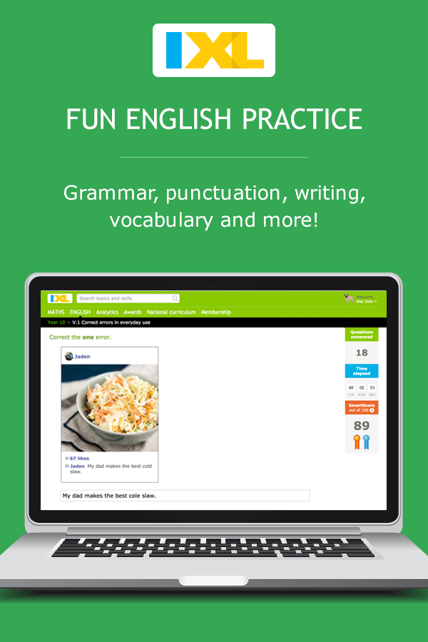 IXL English | Topics