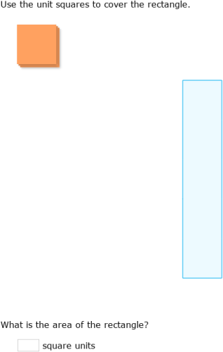 IXL - Tile a rectangle and find the area (Year 3 maths practice)