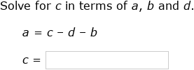 IXL - Rearrange multi-variable equations (Year 9 maths practice)