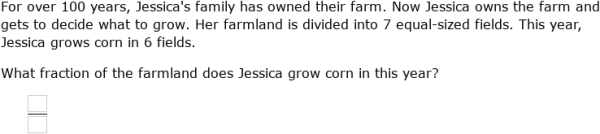 IXL - Fractions of a whole: word problems (Year 3 maths practice)