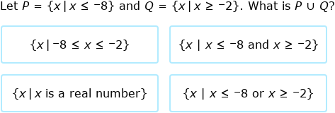 IXL - Unions and intersections of sets (Year 9 maths practice)