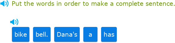 IXL - Unscramble the words to make a complete sentence (Year 1 English ...
