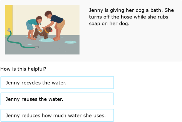 IXL - Reduce, reuse, recycle (Foundation science practice)