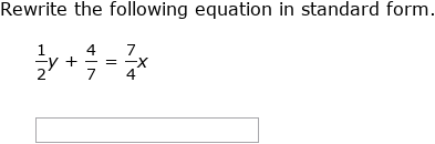 IXL - Write equations in standard form (Year 10 maths practice)