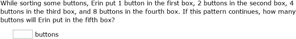 IXL - Number sequences: word problems (Year 5 maths practice)