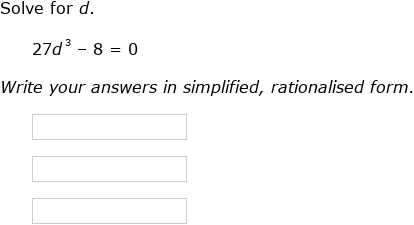 IXL - Solve equations with sums and differences of cubes (Year 12 maths ...