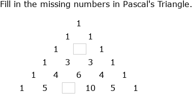 IXL - Pascal's triangle (Year 12 maths practice)