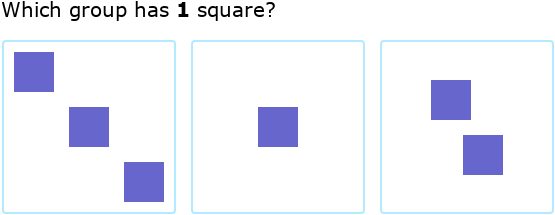 IXL - Represent numbers with shapes - up to 3 (Foundation maths practice)