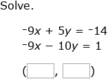 IXL - Solve simultaneous equations using any method (Year 10 maths ...