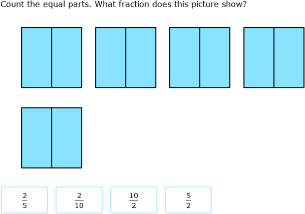 IXL Select Fractions Equivalent To Whole Numbers Using Area Models 