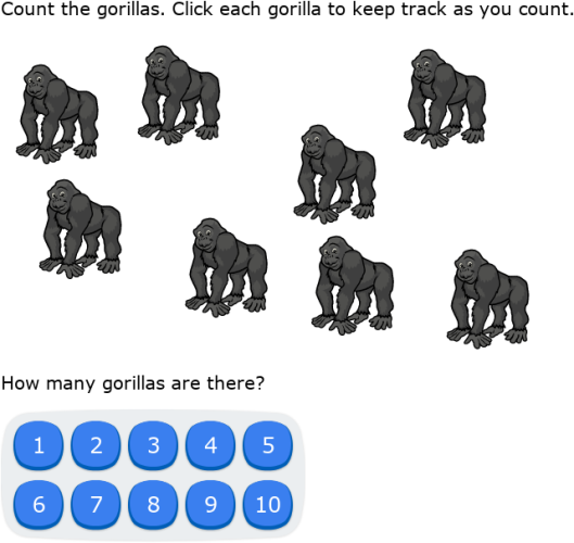 IXL - Learn to count - up to 10 (Preschool maths practice)