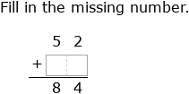 IXL - Complete the addition number sentence - up to two digits (Year 3 ...