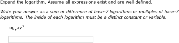 IXL - Properties of logarithms: mixed review (Year 11 maths practice)