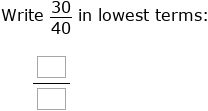 IXL - Write fractions in lowest terms (Year 5 maths practice)