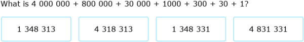 IXL - Convert from expanded form: up to millions (Year 3 maths practice)