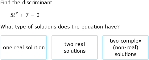 IXL - Using the discriminant (Year 11 maths practice)