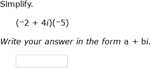 IXL - Multiply complex numbers (Year 11 maths practice)