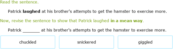 IXL Revise The Sentence Using A Stronger Verb Year 5 English Practice ixl-revise-the-sentence-using-a-stronger-verb-year-5-english-practice