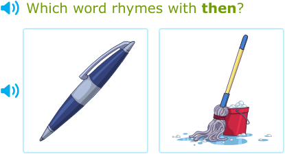 IXL - Choose the picture that rhymes with the word (Preschool English ...