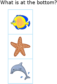 IXL - Top, middle and bottom (Preschool maths practice)