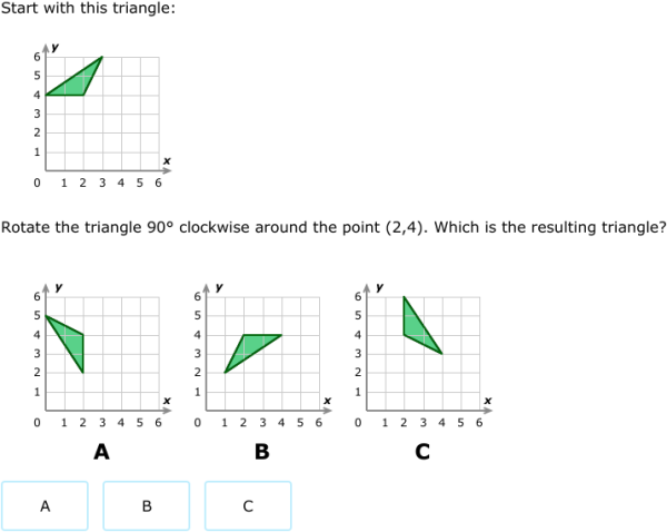 IXL - Reflection, rotation and translation (Year 6 maths practice)