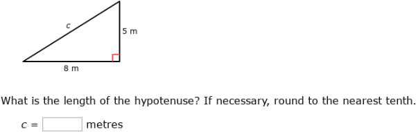 IXL - Pythagoras' theorem: find the length of the hypotenuse (Year 8 ...