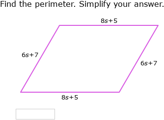 IXL - Add polynomials to find perimeter (Year 10 maths practice)