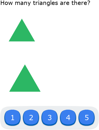 IXL - Count scattered shapes - up to 5 (Foundation maths practice)