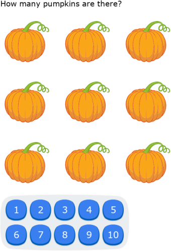 IXL - Count pictures - up to 10 (Foundation maths practice)