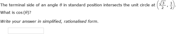 IXL - Find trigonometric ratios using the unit circle (Year 11 maths ...