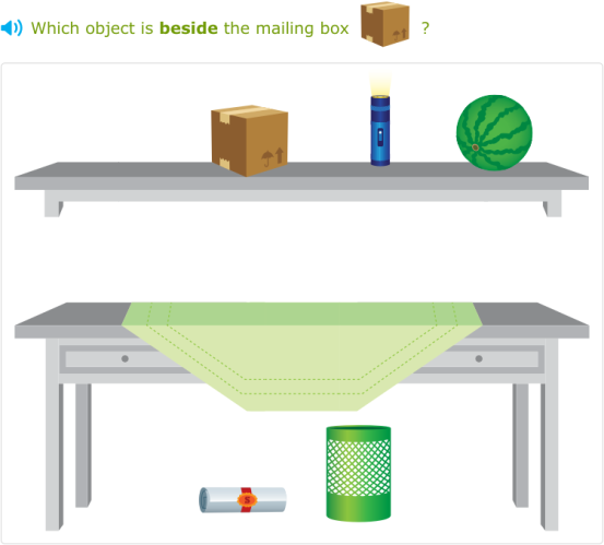 IXL - Next to and beside (Preschool English practice)