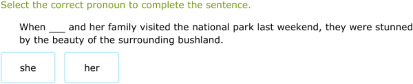 IXL - Compound subjects and objects with personal pronouns (Year 5 ...