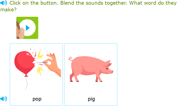 IXL - Blend onset and rime together to make a word (Preschool English ...