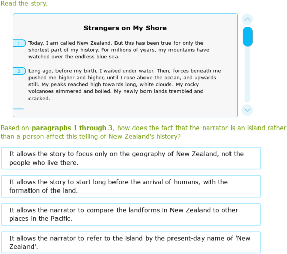 IXL - Read historical fiction (Year 5 English practice)