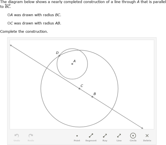 IXL - Construct parallel lines (Year 7 maths practice)