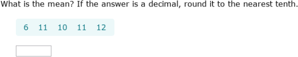 IXL - Calculate the mean (Year 6 maths practice)