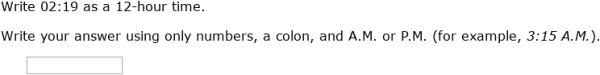 IXL - Convert between 12-hour and 24-hour time (Year 5 maths practice)
