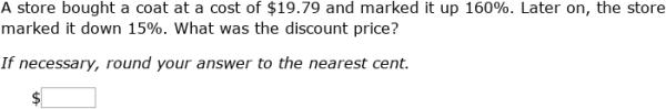IXL - Multi-step problems with percents (Year 11 maths practice)