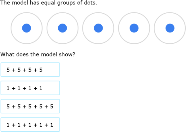 IXL - Identify repeated addition for equal groups - sums to 25 (Year 1 ...