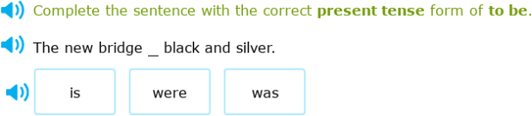 IXL - To be: use the correct form (Year 2 English practice)