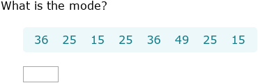 IXL - Calculate the mode (Year 6 maths practice)