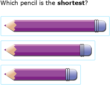 IXL - Long and short (Year 1 maths practice)