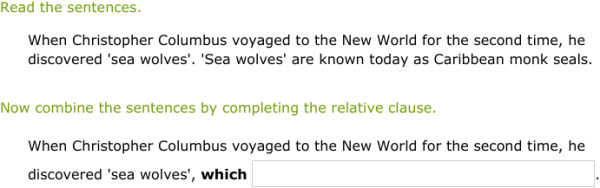 IXL - Combine sentences using relative clauses (Year 10 English practice)