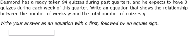 IXL - Write linear equations to solve word problems (Year 9 maths practice)