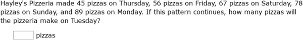 IXL - Number patterns - word problems (Year 3 maths practice)