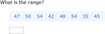 IXL - Calculate the range (Year 6 maths practice)