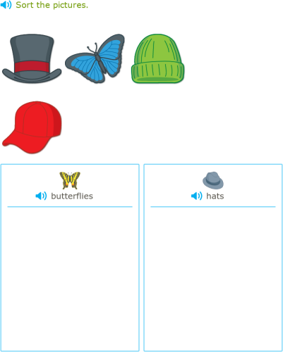 IXL - Sort objects into categories (Foundation English practice)