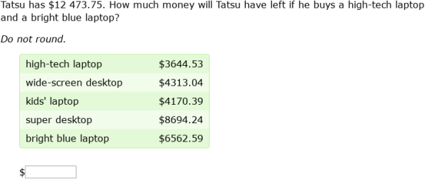 IXL - Price lists (Year 8 maths practice)