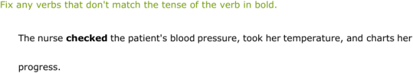 IXL - Correct inappropriate shifts in verb tense (Year 6 English practice)